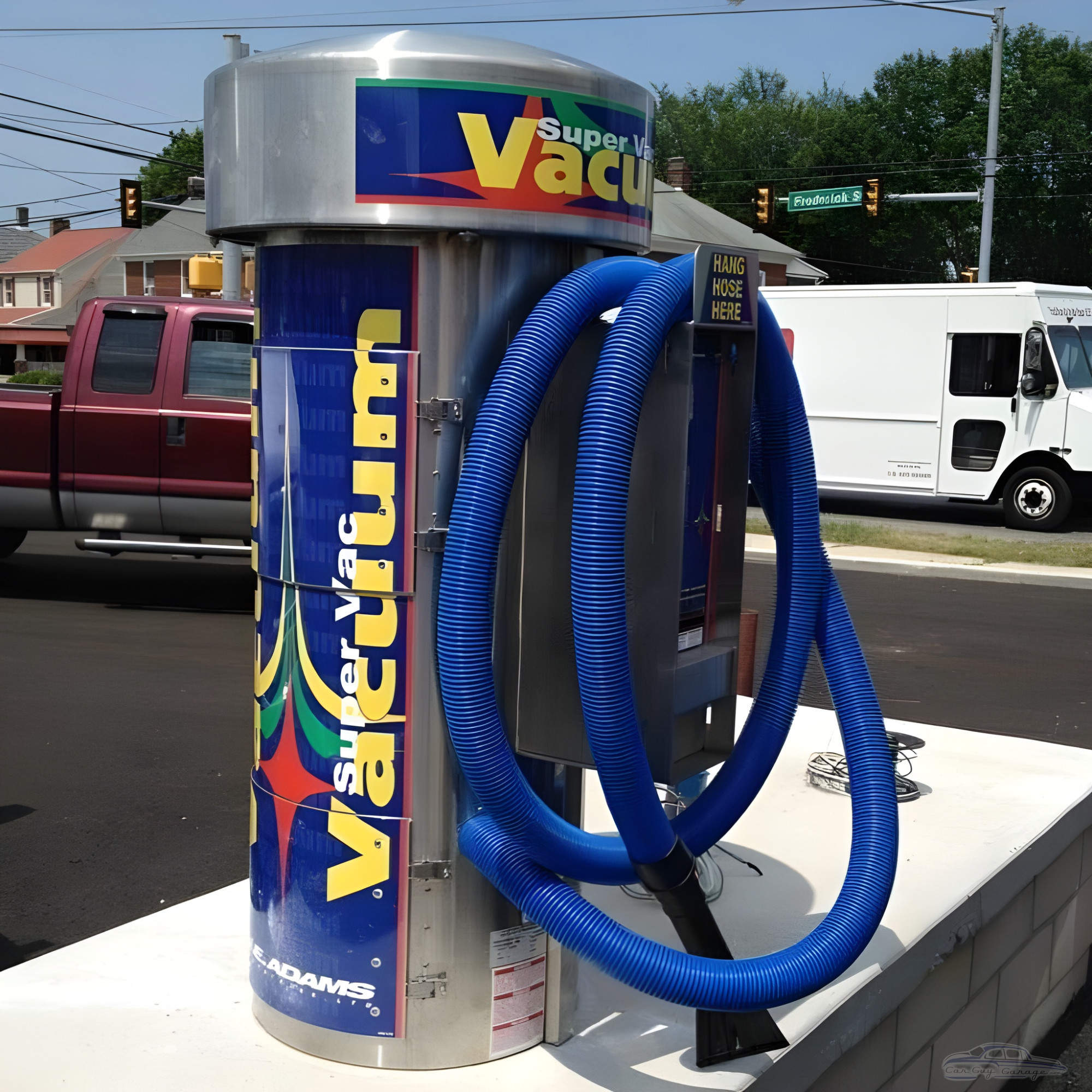 Self-Serve Coin & Bill-Operated Car Wash Vacuum - 120V 3 Motor