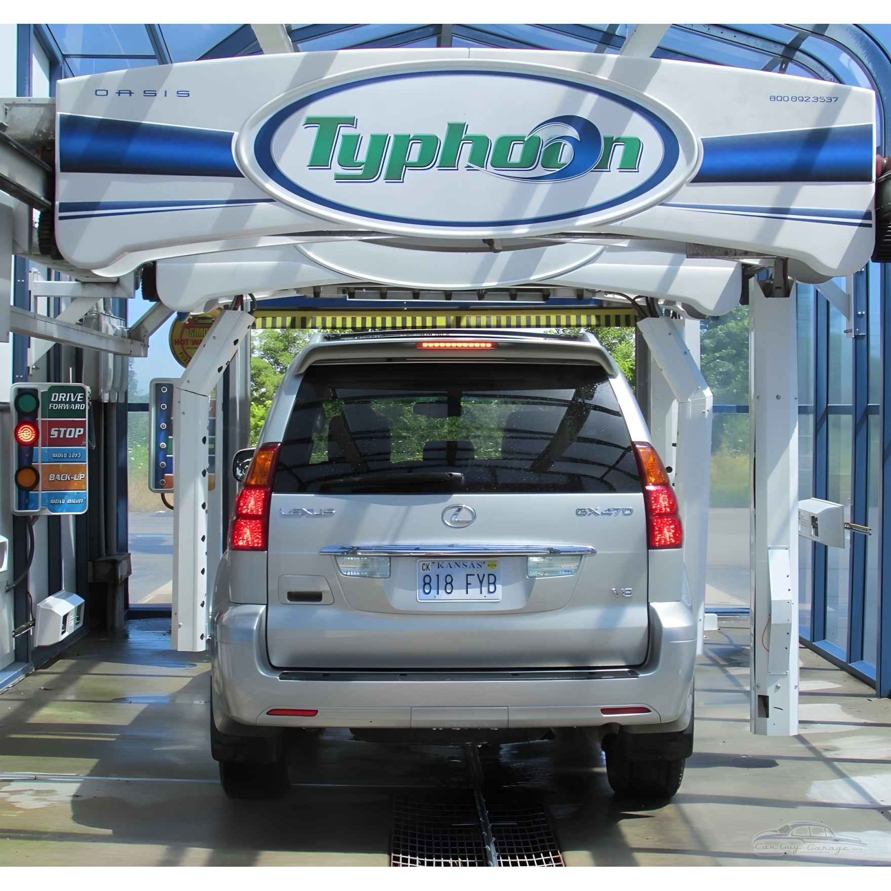 Typhoon High-Speed Touchless Car Wash Machine