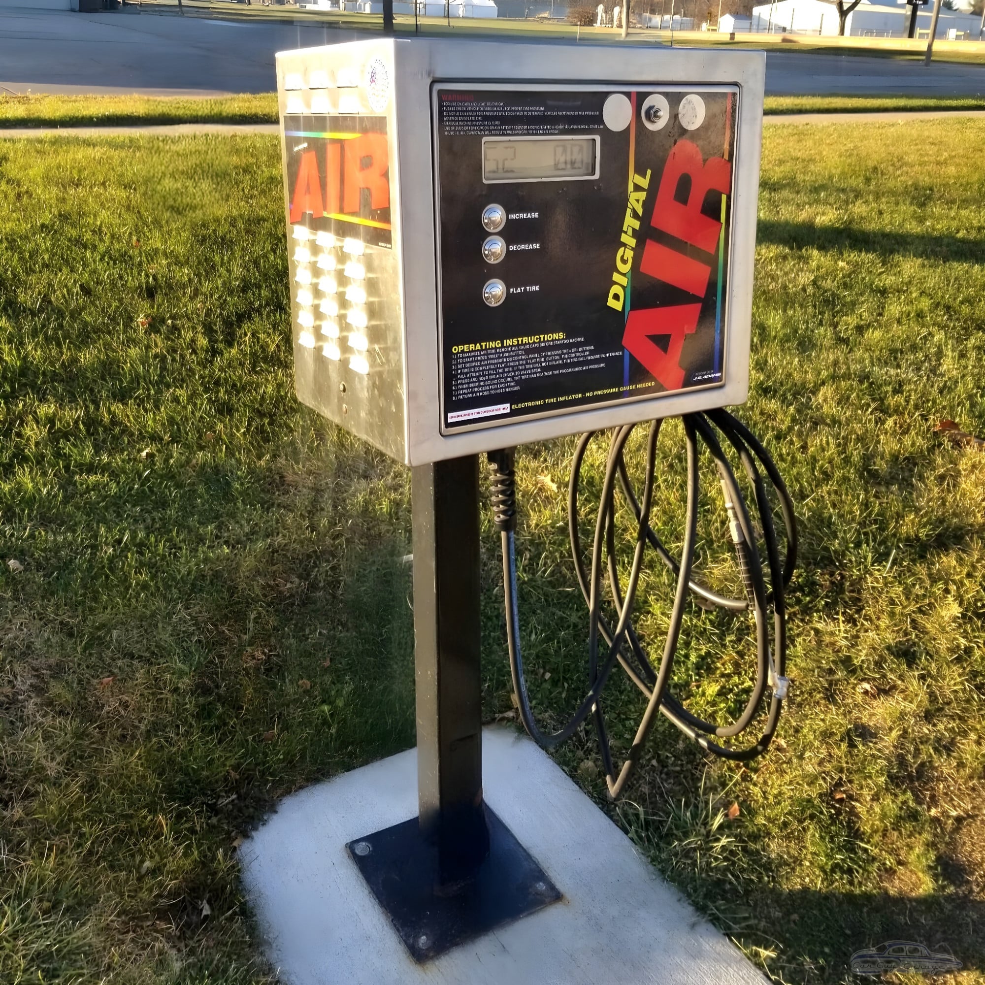 Digital Commercial Tire Inflator - Free or Coin-Op