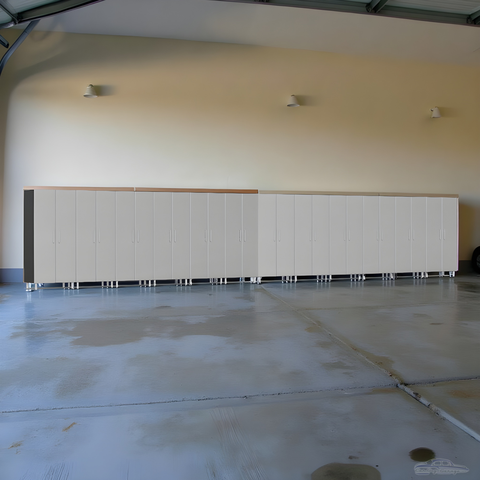 Silver Modular 12-Piece Tall Garage Storage Cabinets