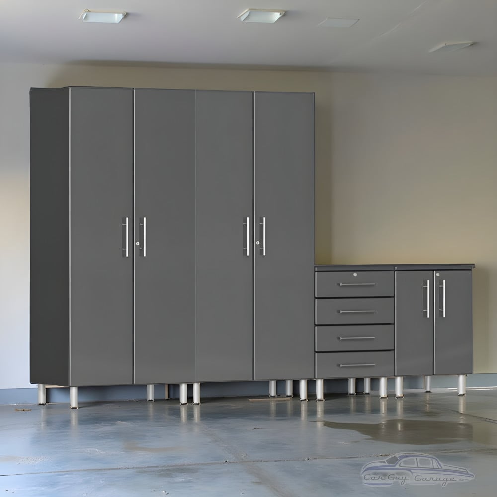 Graphite Grey Metallic MDF Cabinets