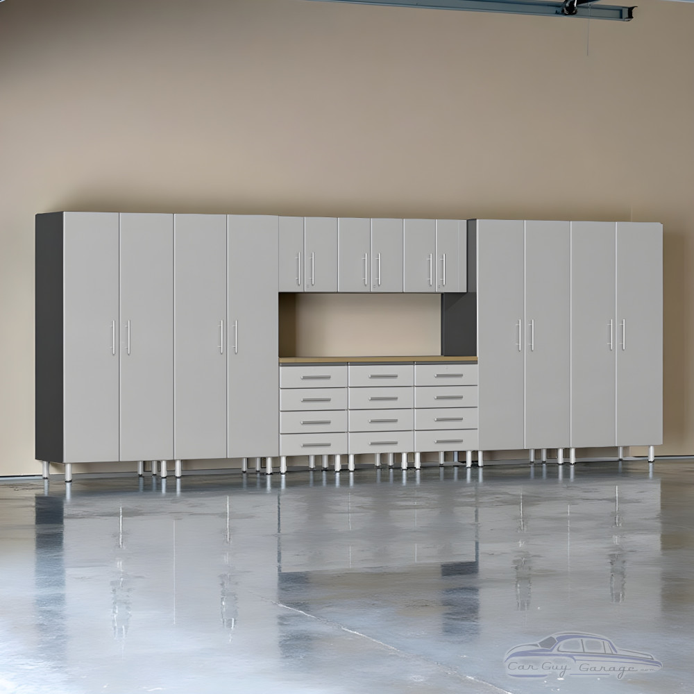 Stardust Silver Metallic MDF Cabinets