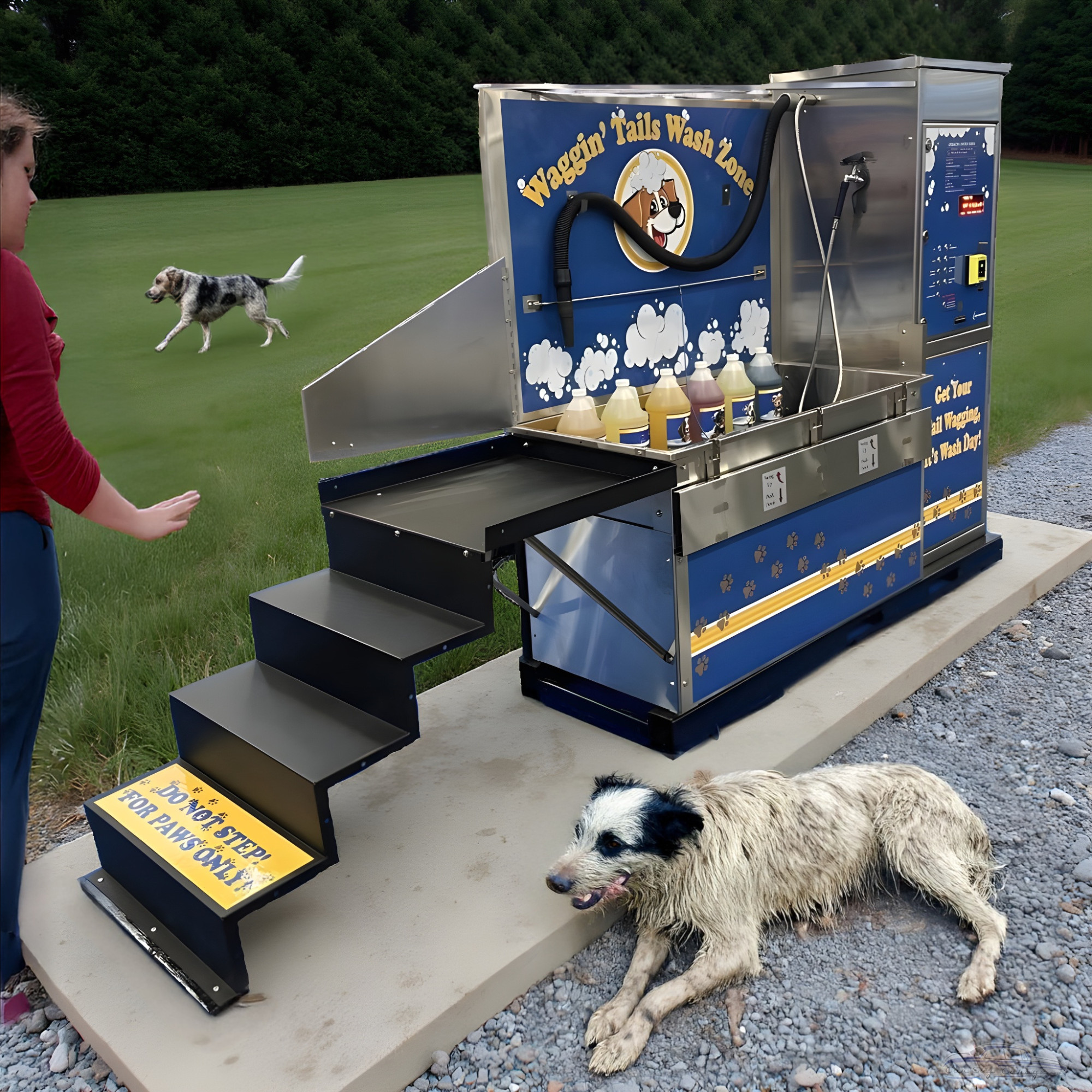 Self Serve Dog Wash Station - Commercial Stainless Steel