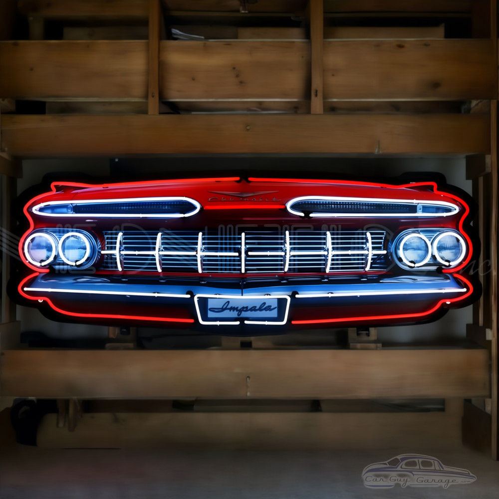 Chevy Impala Neon Sign - Bright, Durable, Vintage Decor