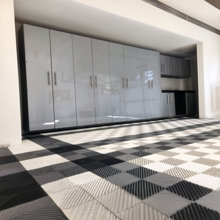 Stardust Silver Metallic MDF Cabinets