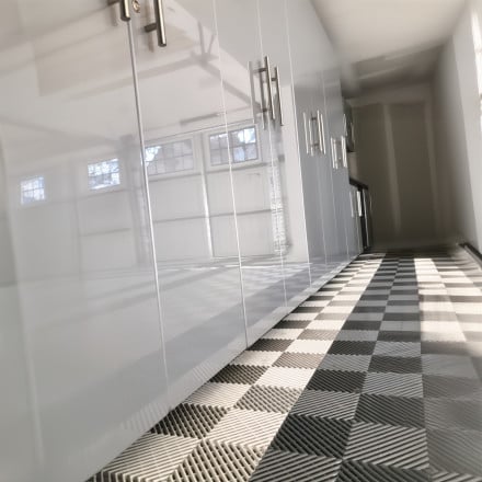 Stardust Silver Metallic MDF Cabinets