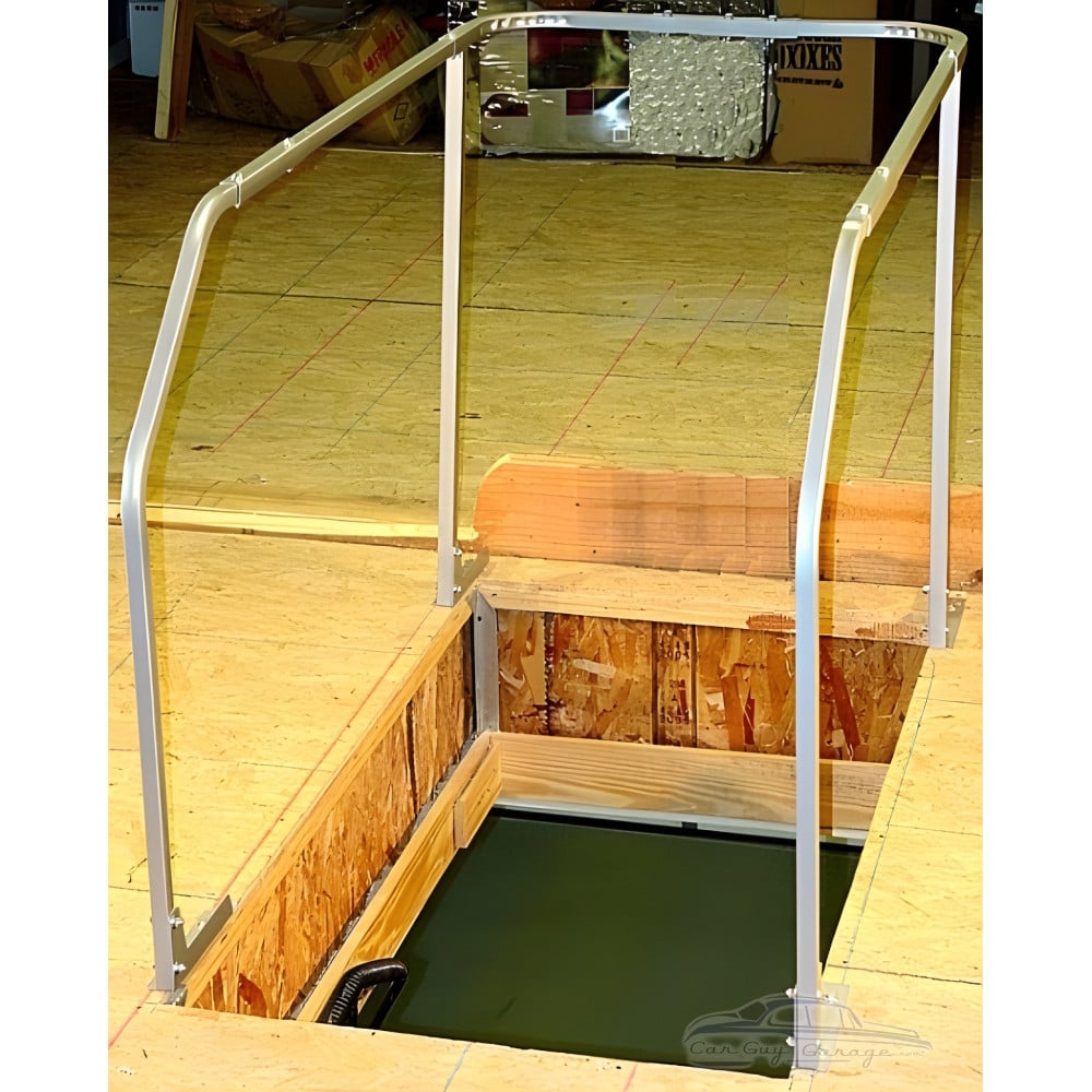 Attic Stair Rail - Safety Handrail for Secure Ladder Access