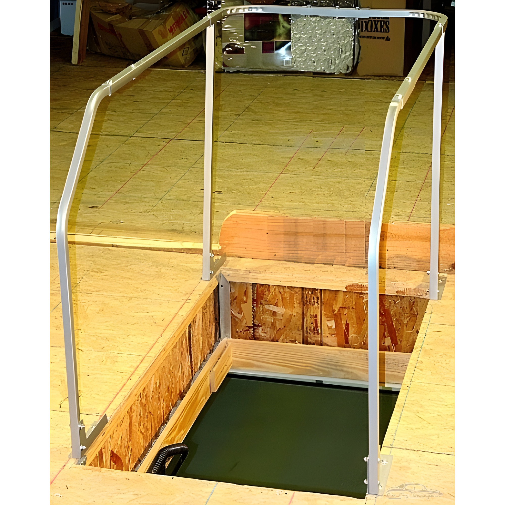 Attic Stair Rail - Safety Handrail for Secure Ladder Access