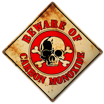 Beware Metal Sign - 12"x12" - Durable, Easy to Hang, USA Made