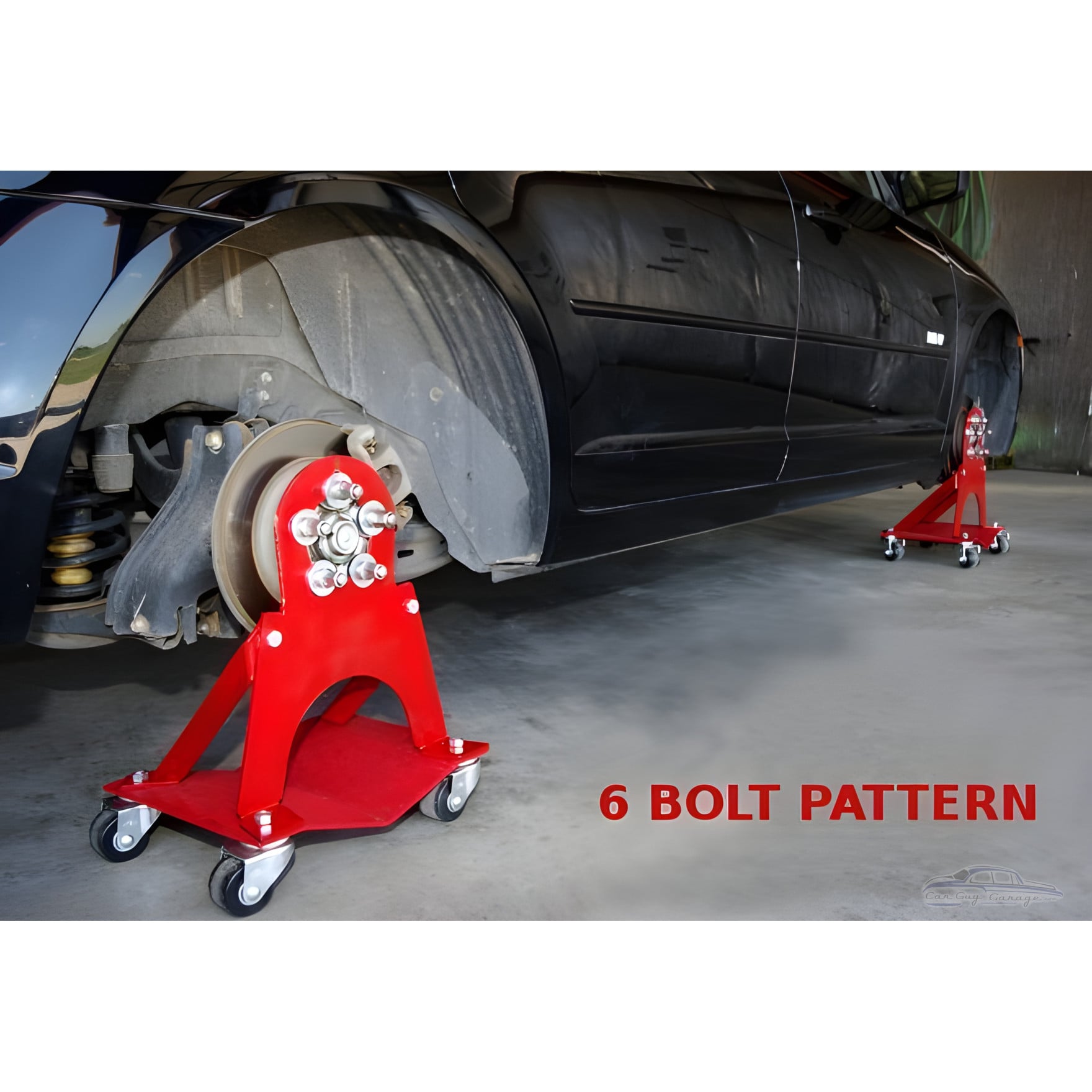 6 Bolt Car Dolly Attachments - Move & Store Vehicles Easily