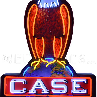 Case Eagle Neon Sign - Iconic, Durable, Eye-Catching Display