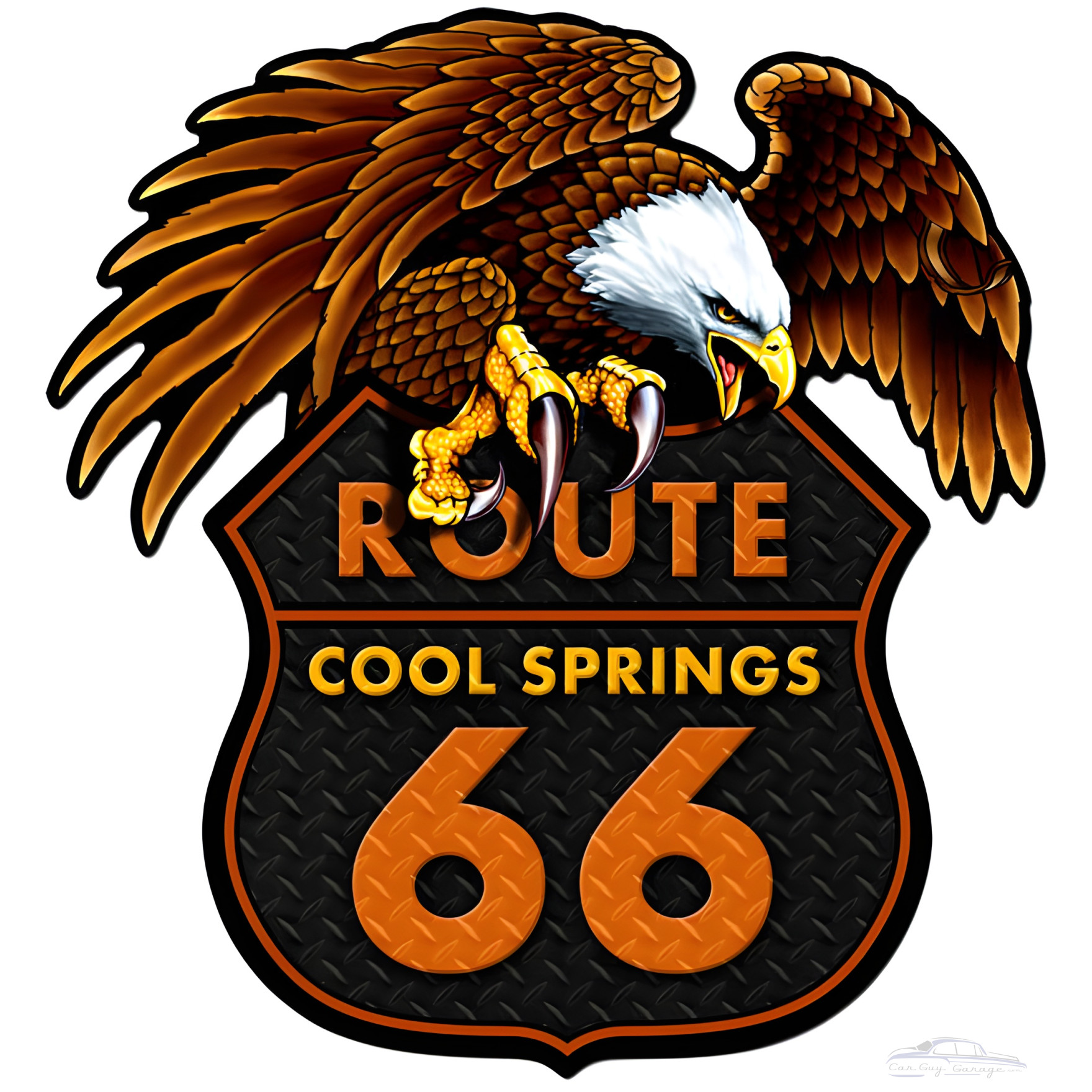 Cool Springs Metal Sign - 16"x18" - Durable American Steel Decor