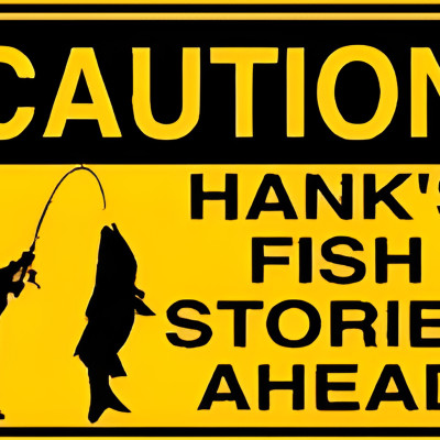 Personalized Aluminum Fishing Sign - Custom Made, Weatherproof