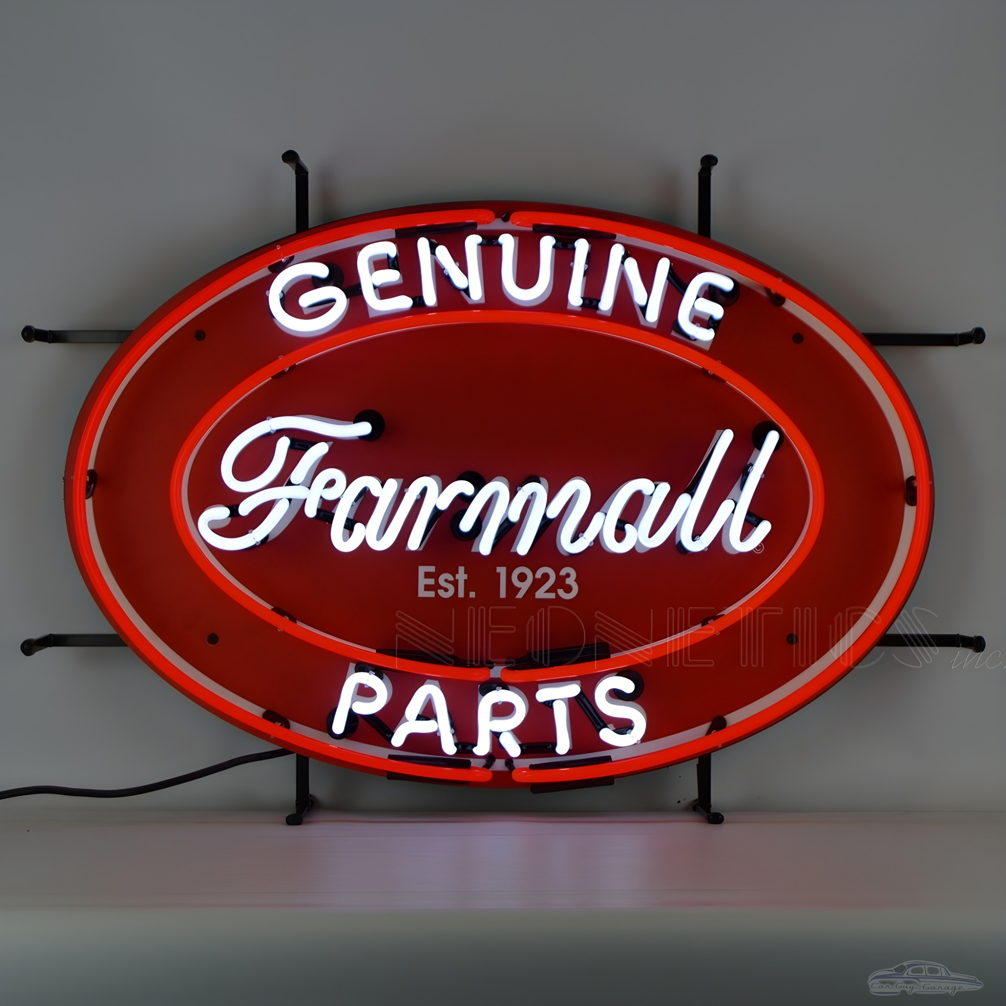 Farmall Genuine Parts Neon Sign - Bright, Vibrant, Indoor Decor