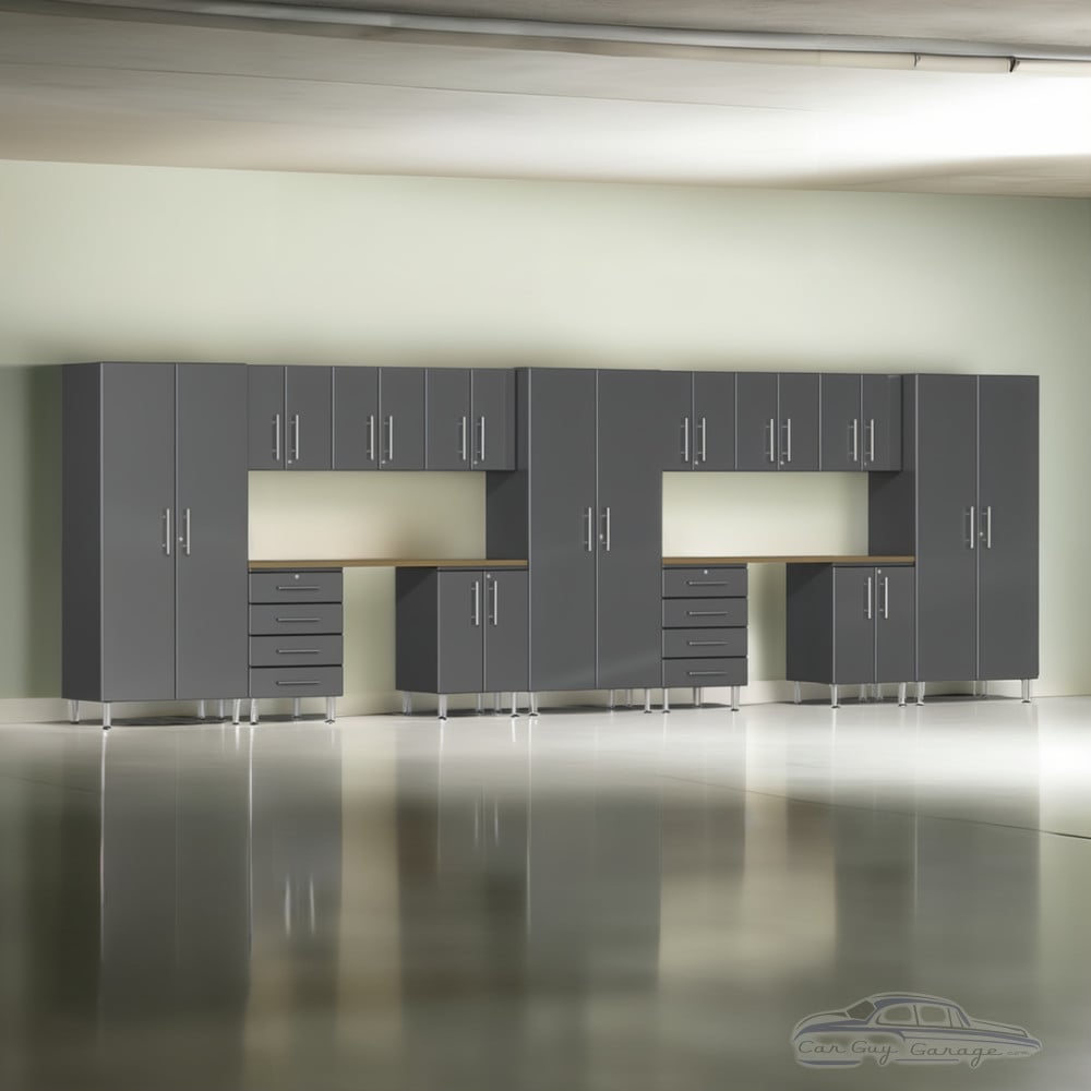 Graphite Grey Metallic MDF Cabinets