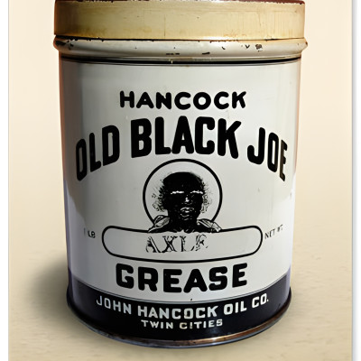 Hancock Axel Grease Metal Sign - Durable 8"x14" USA Made