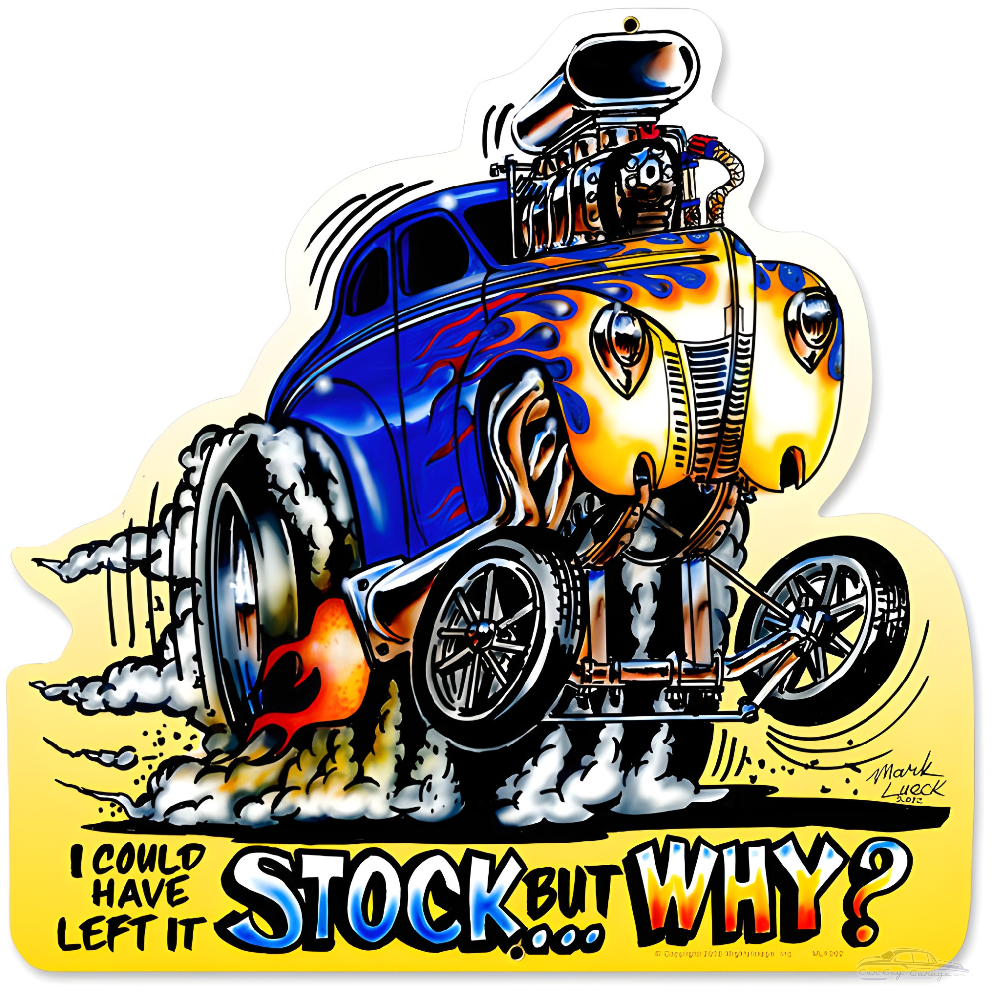 Left It Stock Metal Sign - 17"x17" Heavy Gauge Steel Decor
