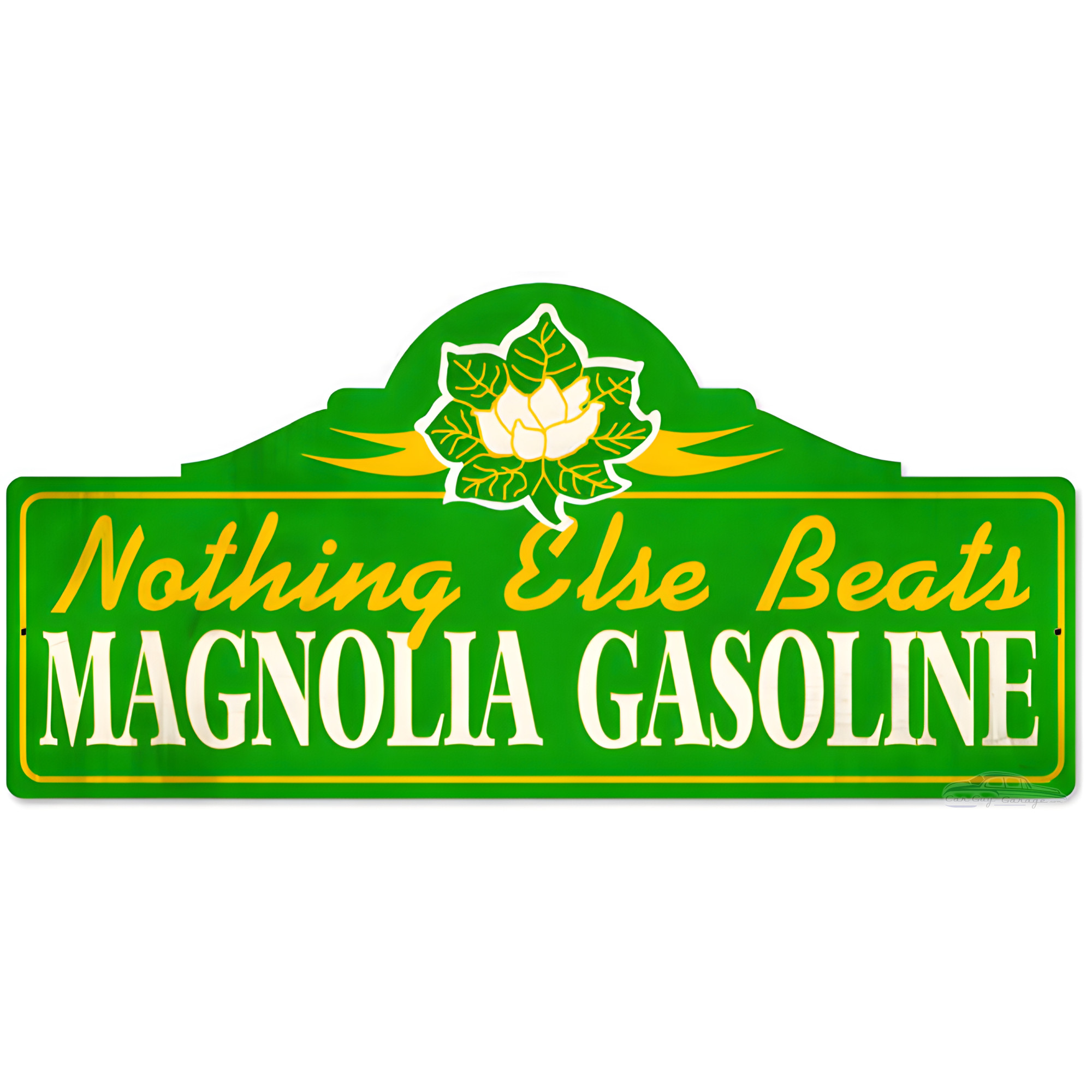 Magnolia Gas Metal Sign - 26"x12" - Vintage Garage Decor