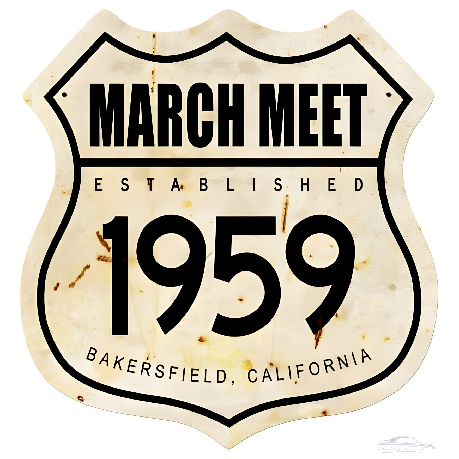March Meet 1959 Metal Sign - 15"x15" - Made in USA