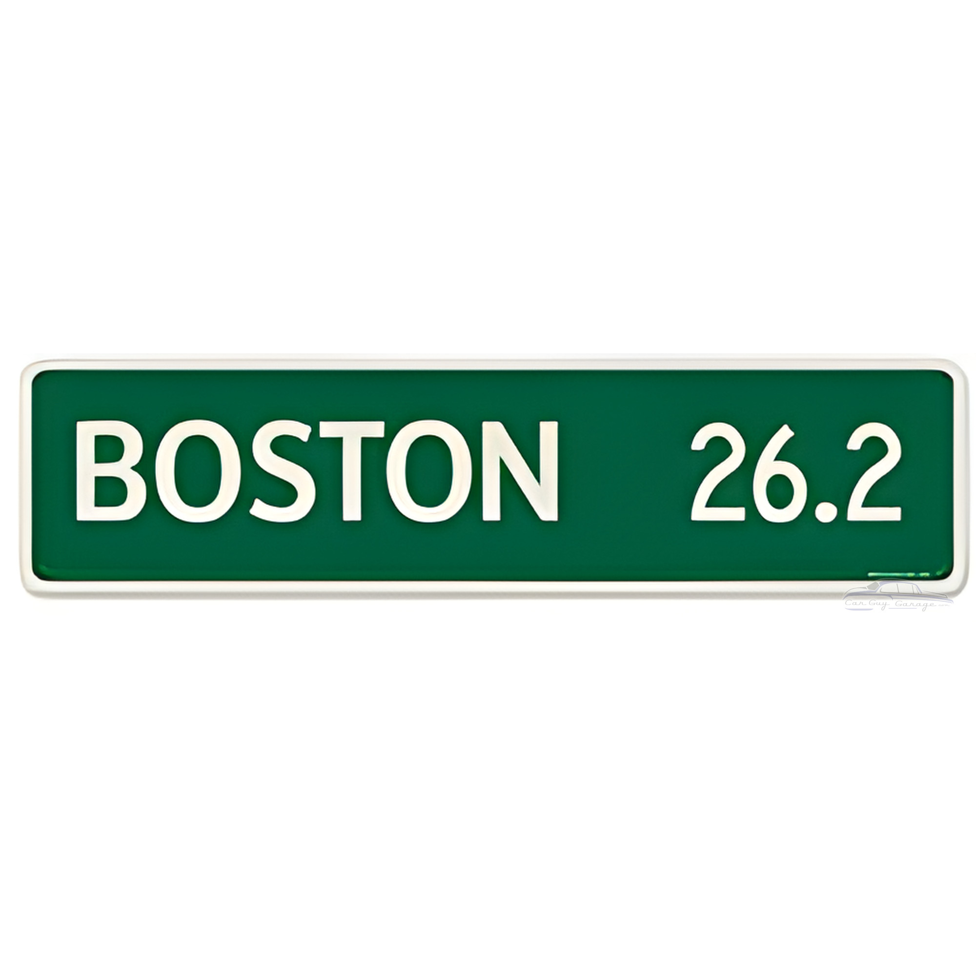 Mile Sign Boston Metal Sign - Vintage Decor, 5" x 20"