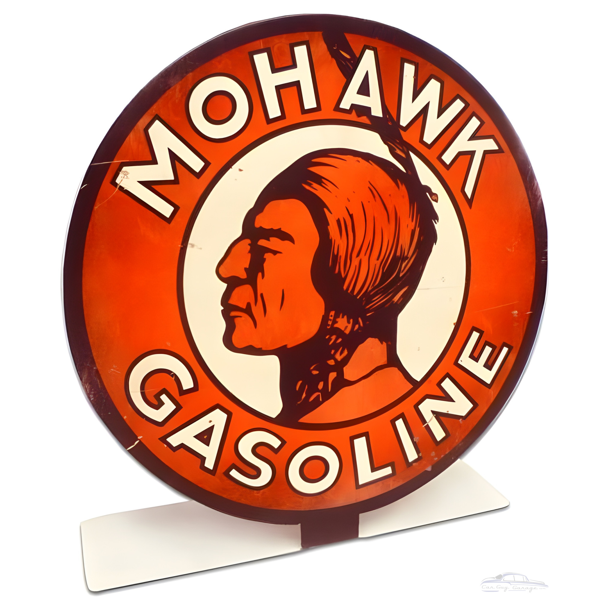 Mohawk Gas Topper Metal Sign - 8"x8" - Durable USA Made Decor