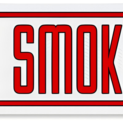 Mohawk No Smoking Metal Sign - Durable 20"x5" Wall Art