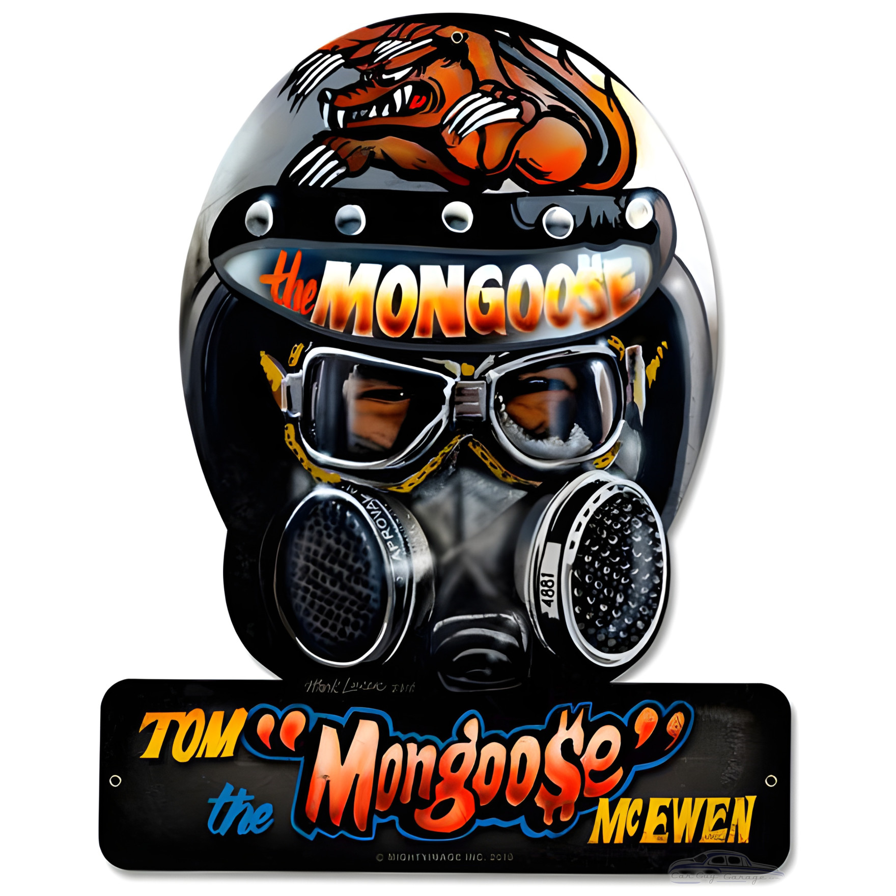 Mongoose Metal Sign - 15"x12" - Heavy Gauge Steel, USA Made