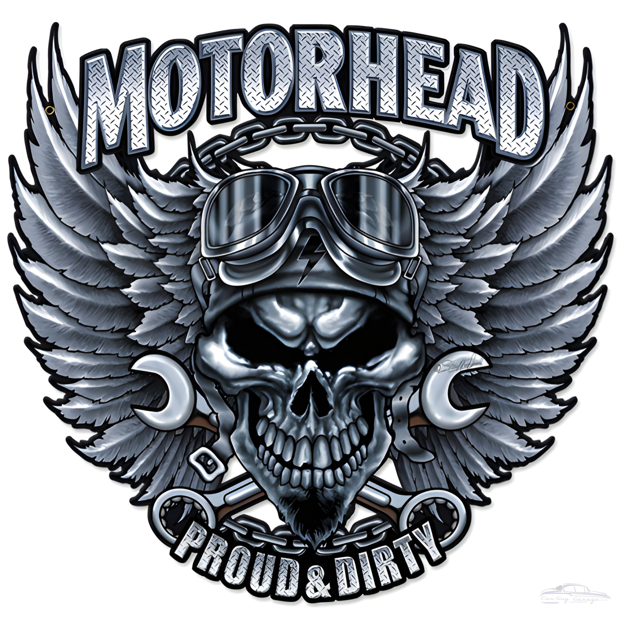 Motorhead Metal Sign - 24"x24" Heavy Gauge Steel, USA Made