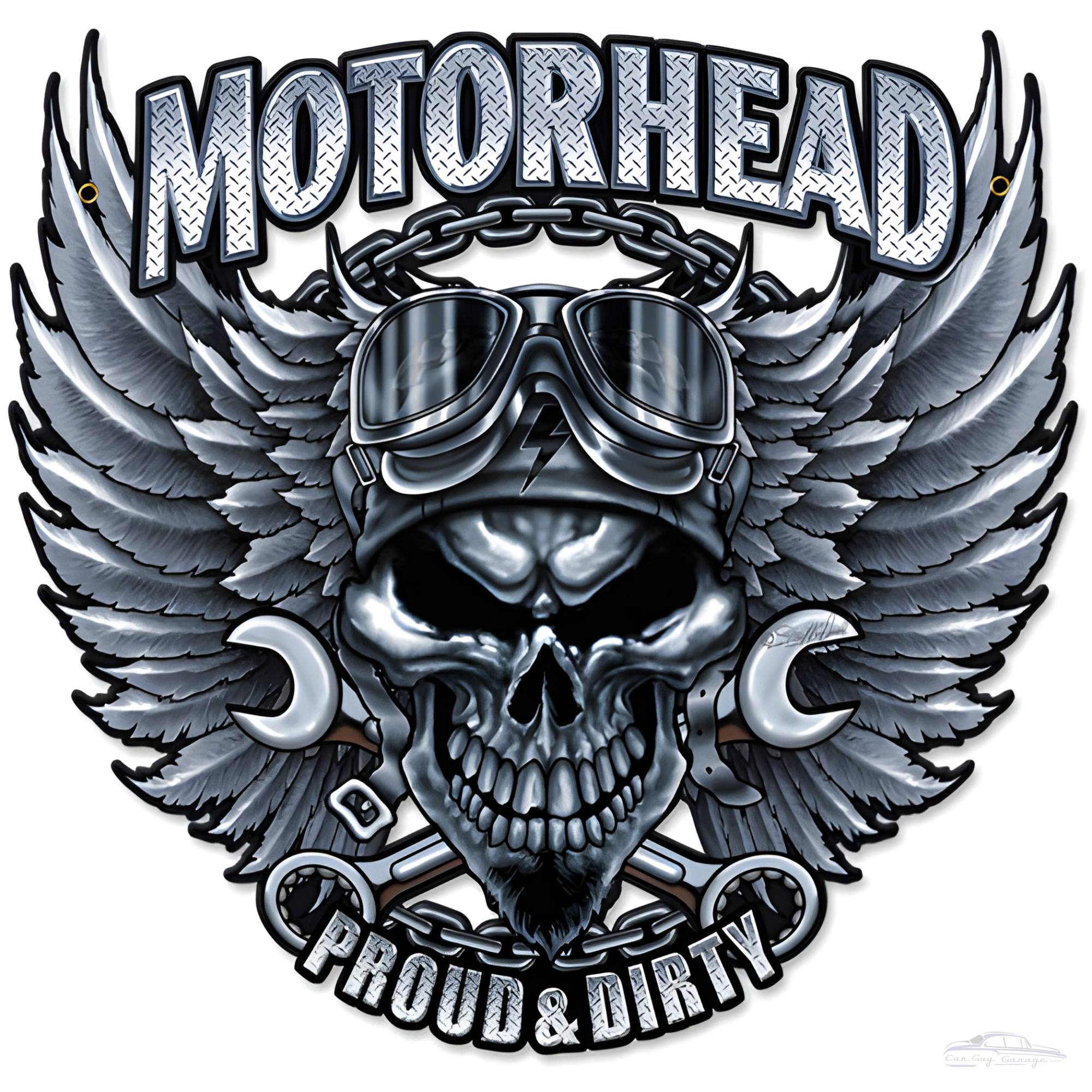 Motorhead Metal Sign - 18"x18" Heavy Gauge Steel, USA Made
