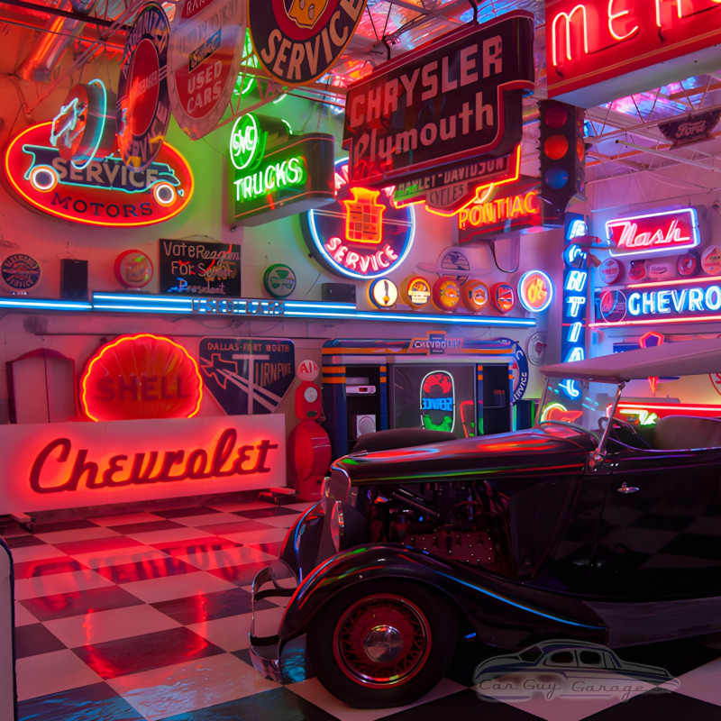 Garage Neon Sign Installation Guide: Outlets, Mounting, and Color ...