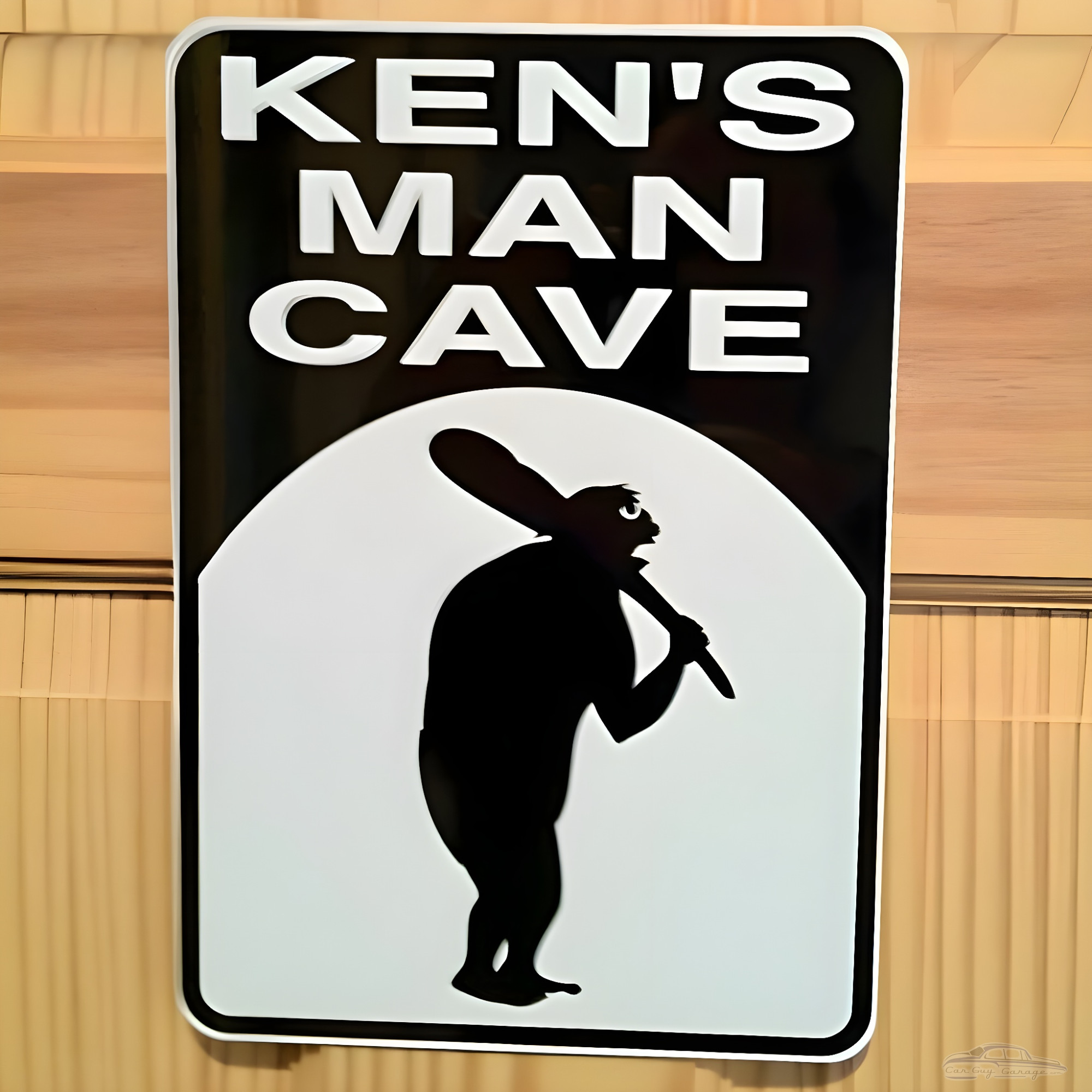 Personalized Man Cave Sign - Customizable, Handcrafted, Durable