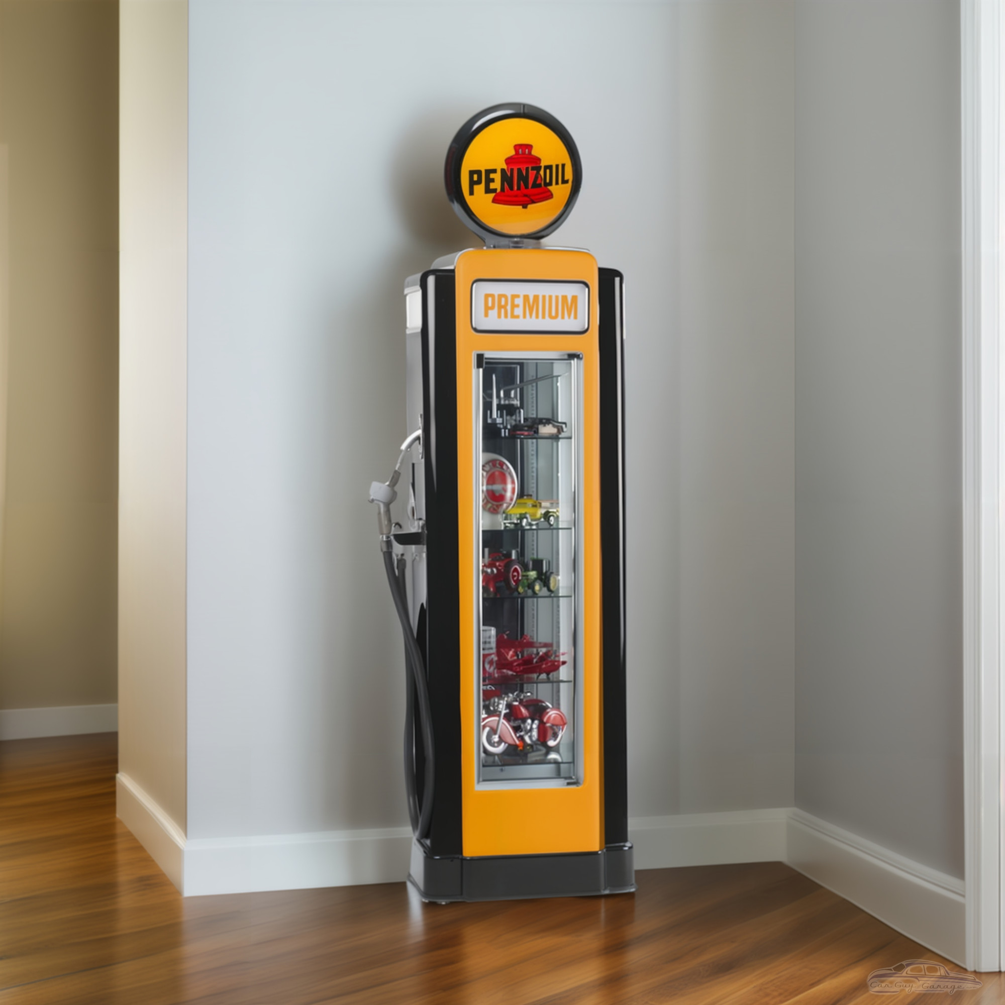 Pennzoil Wayne 70 Gas Pump Display Case - High Gloss Finish
