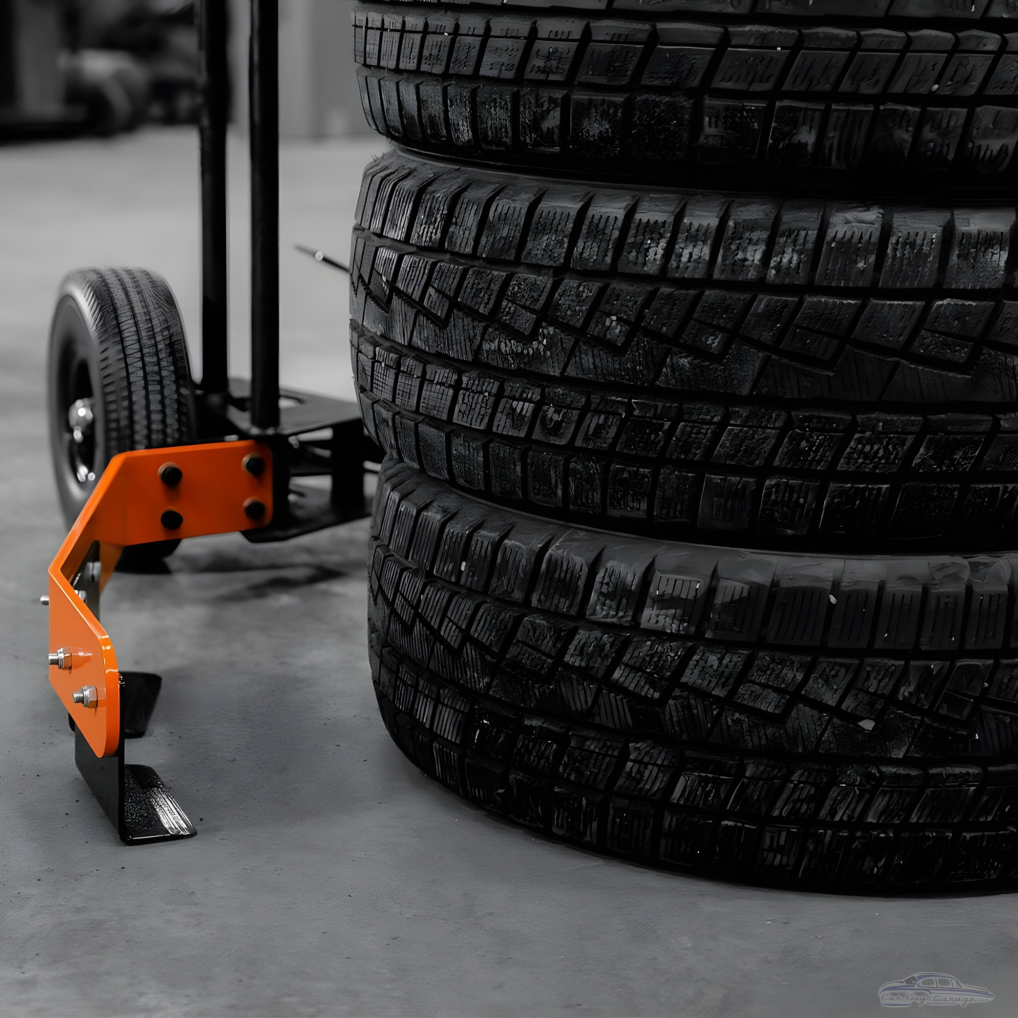 Tire Dolly - Move Up to 8 Tires, 550lbs Capacity, Flat Free