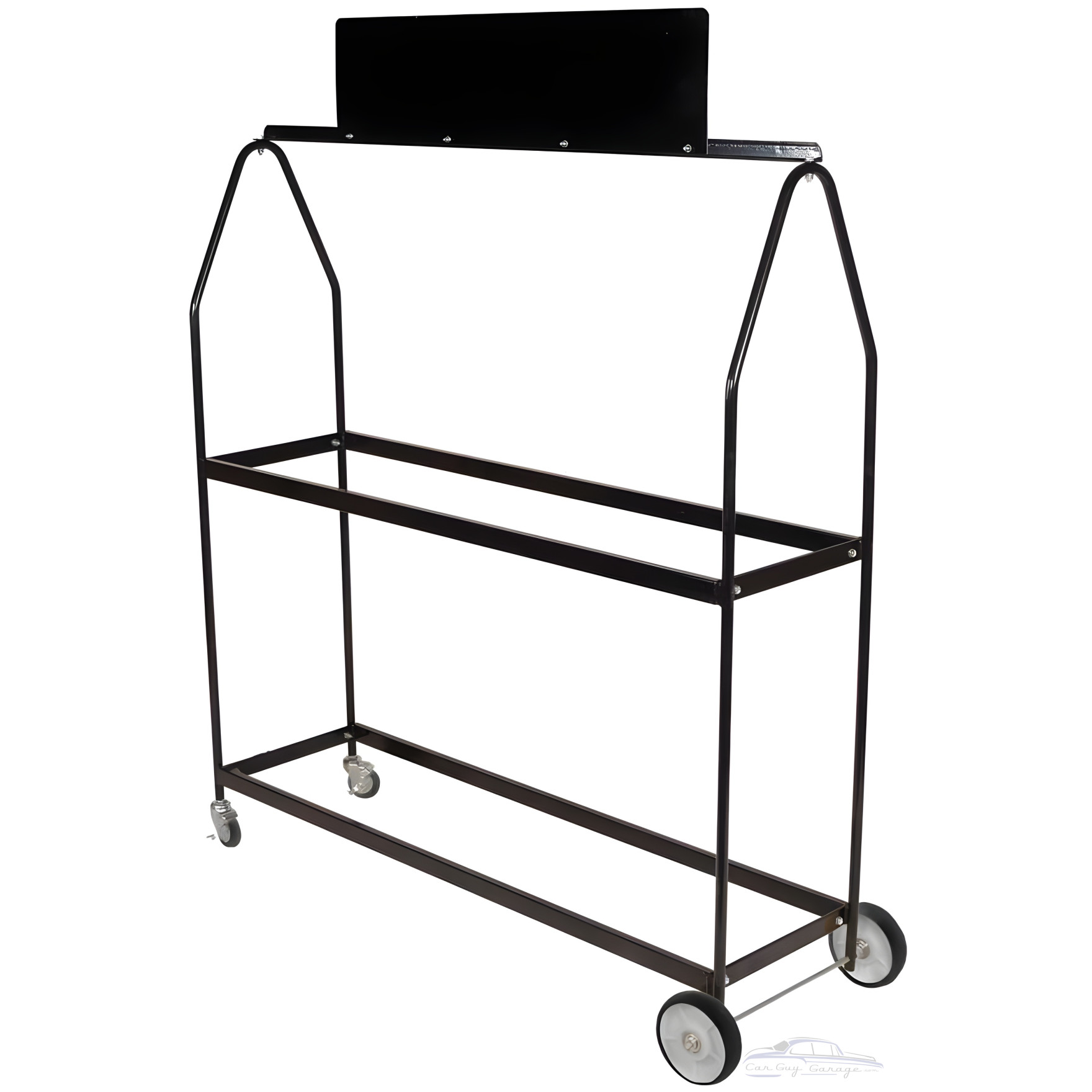 Deluxe Mobile Tire Rack - Holds 14-16 Tires, 4 Wheels