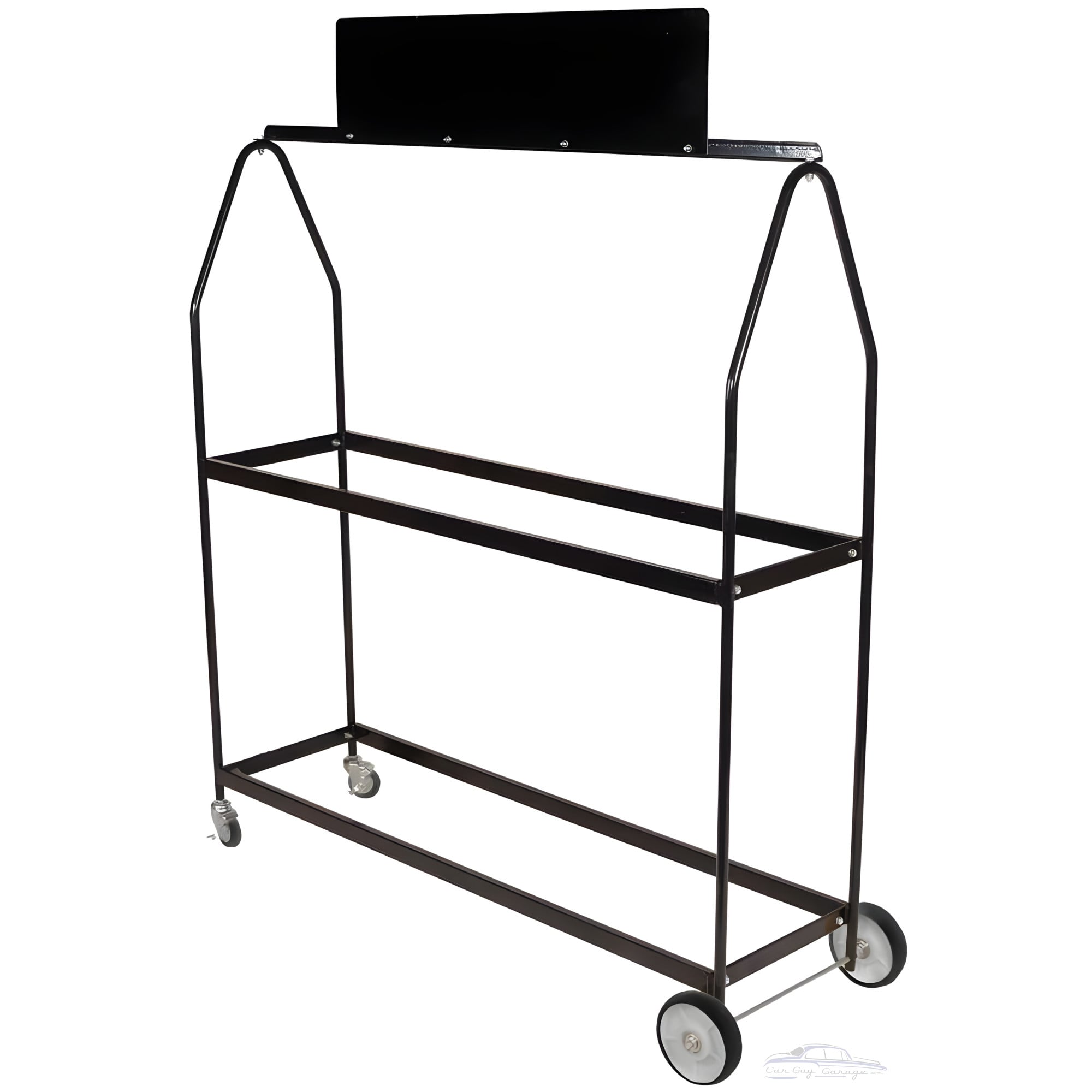 Deluxe Mobile Tire Rack - Holds 14-16 Tires, 4 Wheels