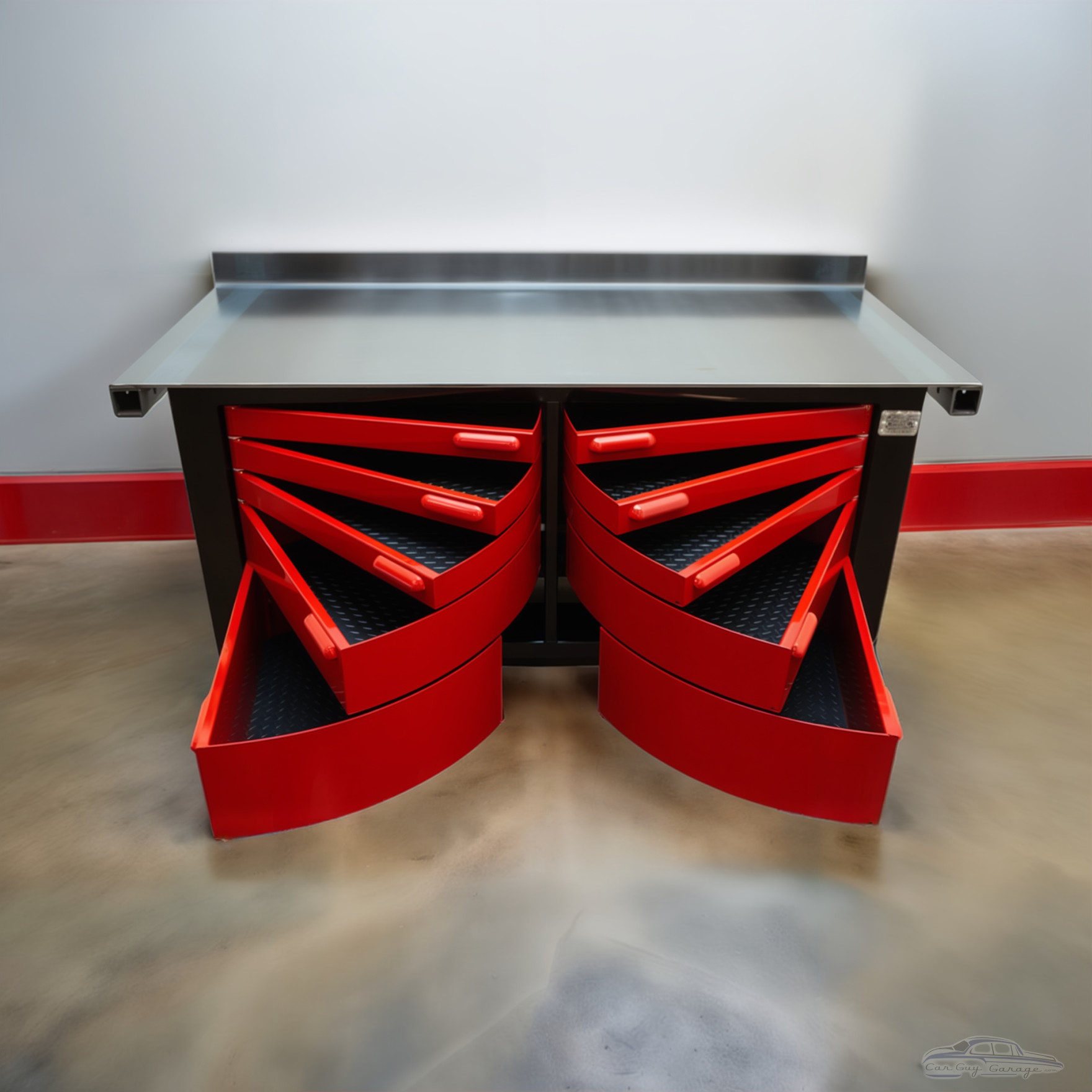 Two Bay 6 Foot Steel Workbench - Heavy Duty, Customizable