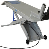 1,000 lbs Pneumatic Motorcycle Lift - Air-Powered, Large Platform