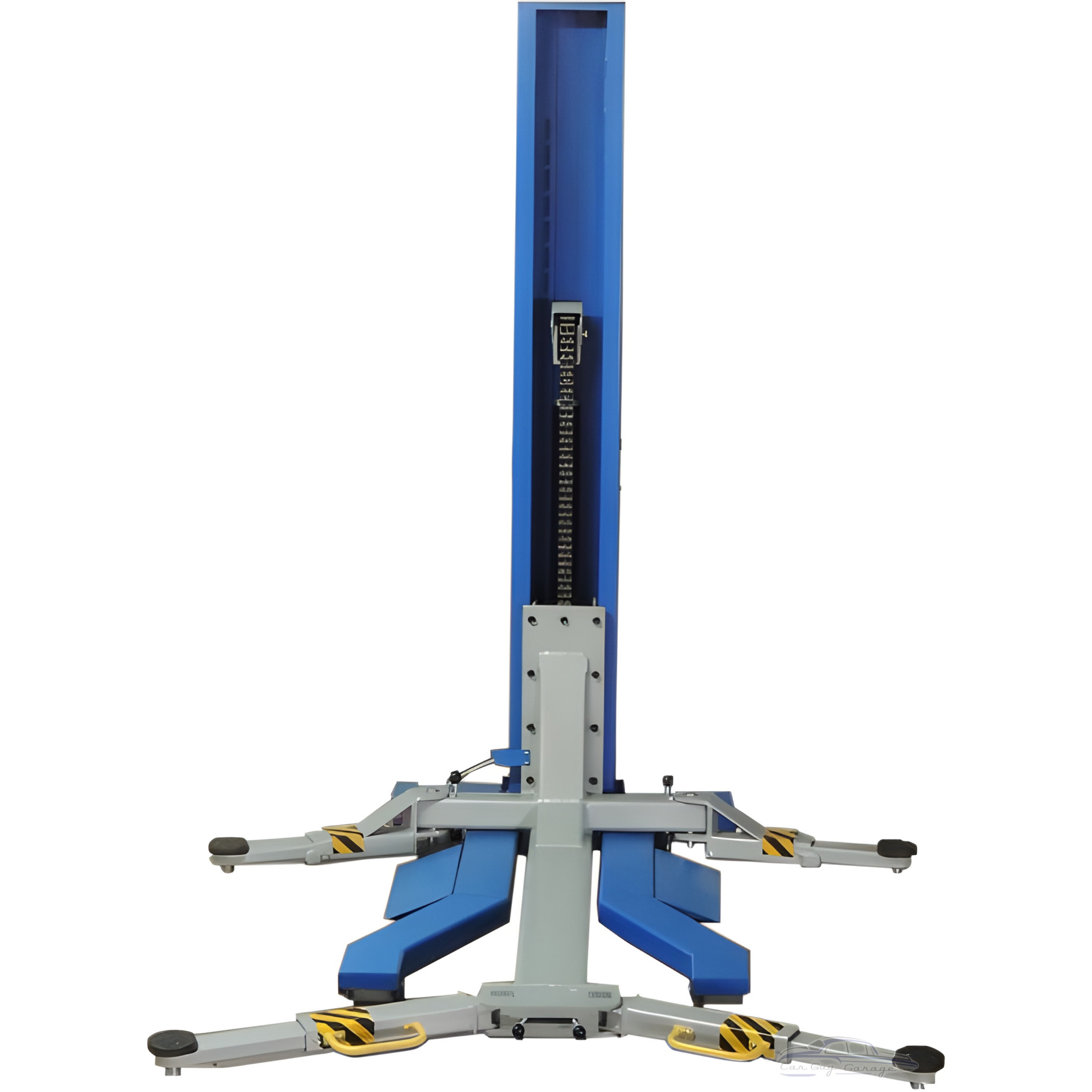 Mobile Single Post Car Lift - 6000 lbs Capacity, Low Profile