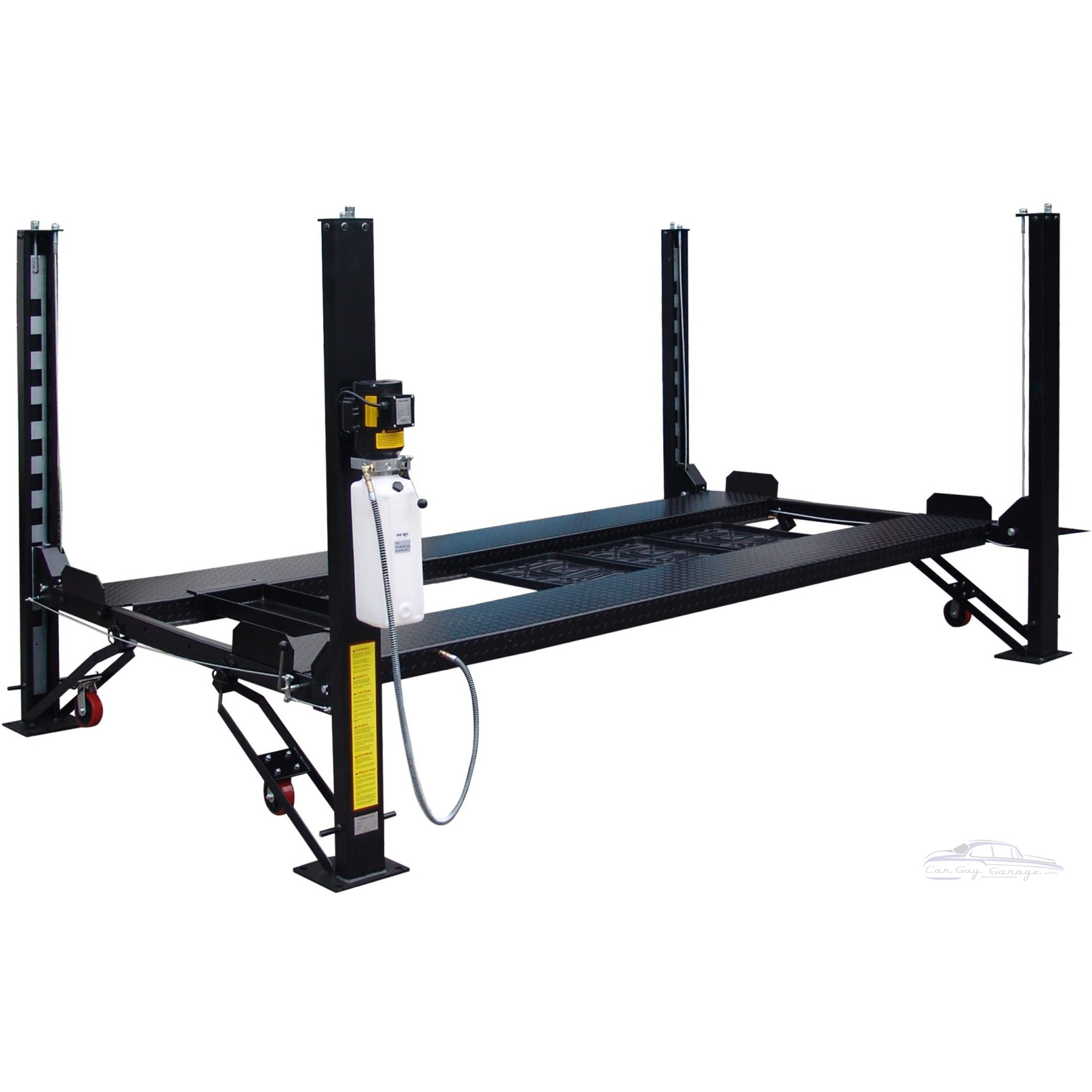 8,000 lb Four Post Deluxe Car Lift - Durable & Easy to Use