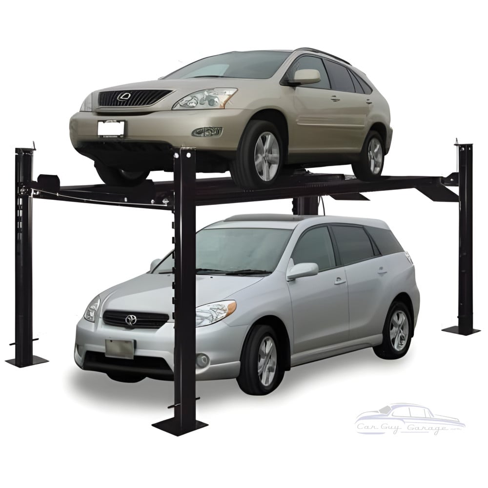 Mobile Single Post Car Lift - 6000 lbs Capacity, Low Profile