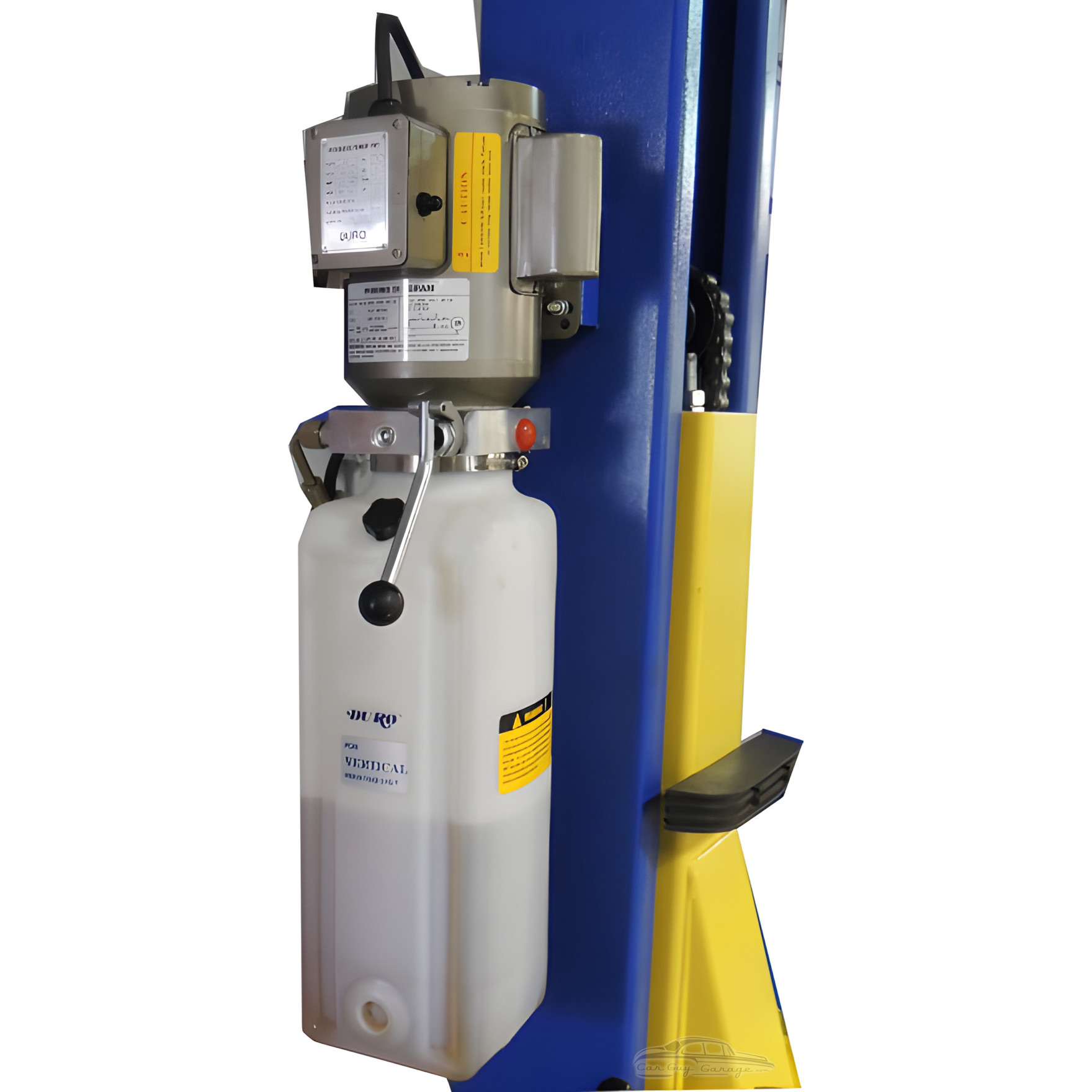 9,000 lb Two Post Asymmetric Car Lift - Heavy Duty & Safe