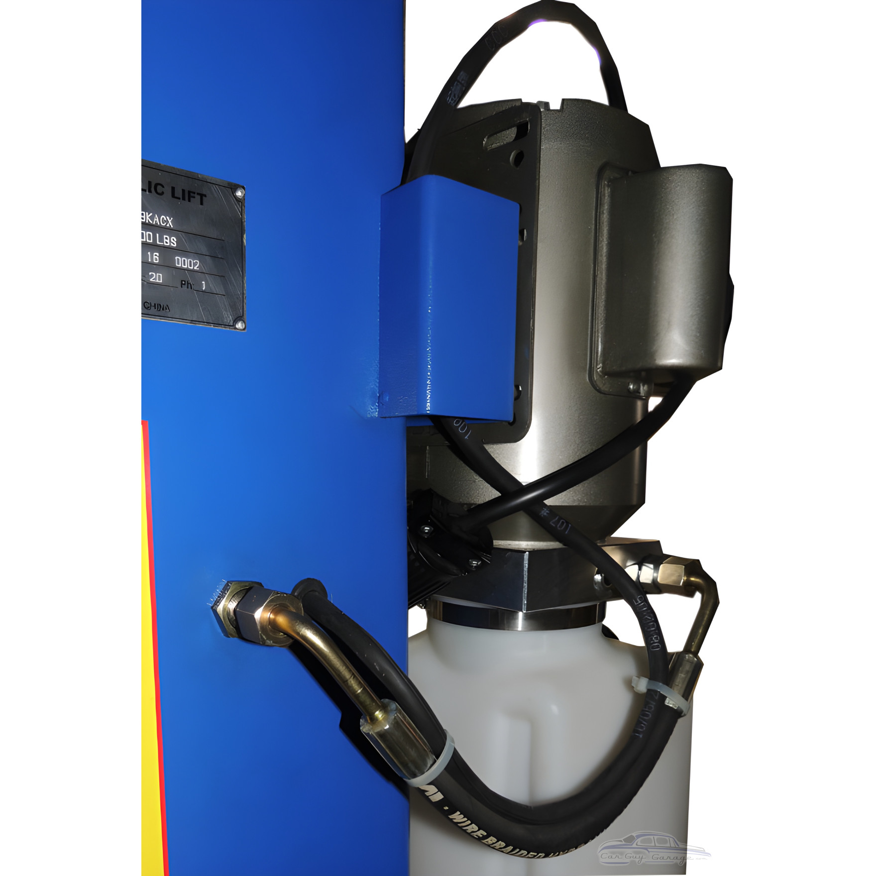 9,000 lb Two Post Asymmetric Car Lift - Heavy Duty & Safe