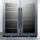 Wine & Beverage Cooling Center - Dual Zone, Built-In, LED Lit