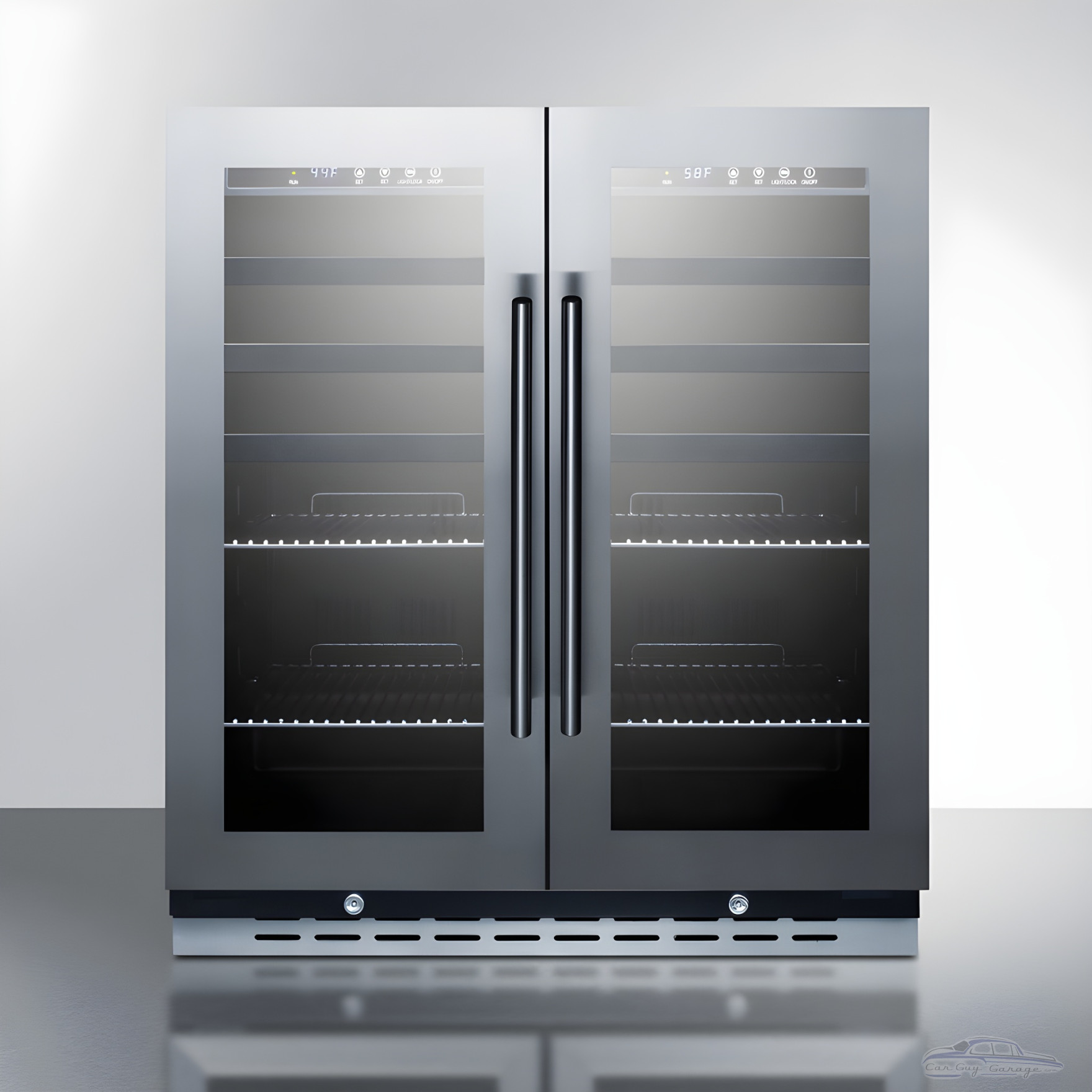 Wine & Beverage Cooling Center - Dual Zone, Built-In, LED Lit