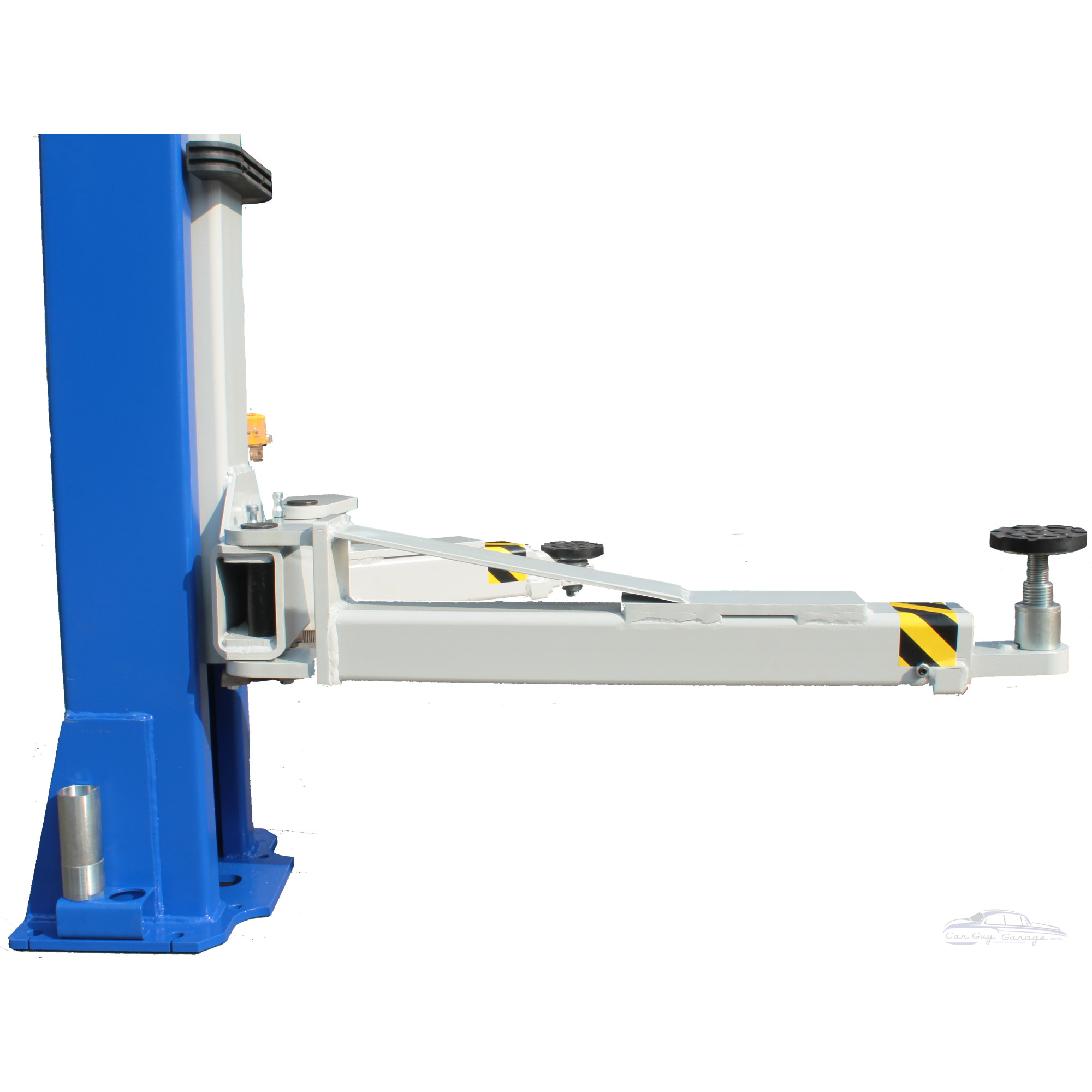 10,000 Lb Two Post Clear Floor Asymmetric Car Lift - ALI Certified