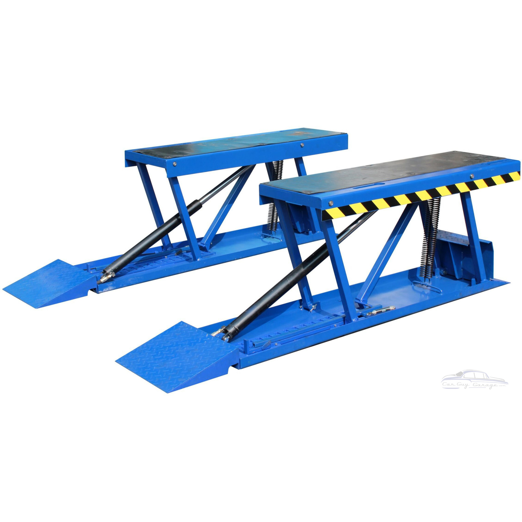 6,600 Lb Low Rise Pit Car Lift - 6,000 lbs Capacity, Floor Mounted