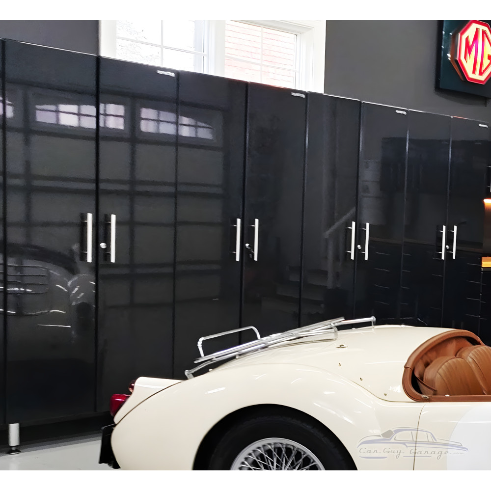 Midnight Black Metallic MDF Cabinets