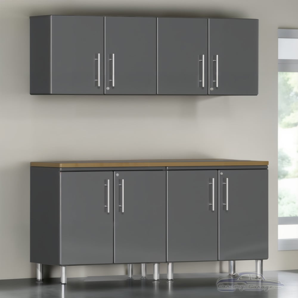 Graphite Grey Metallic MDF Cabinets