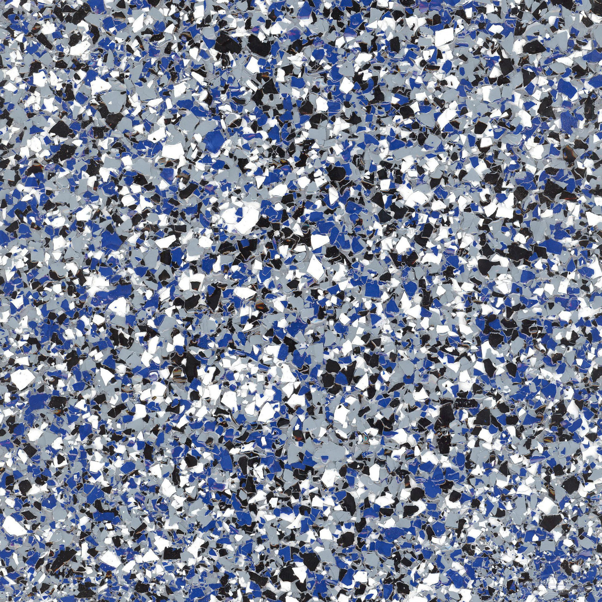 Epoxy Paint Chips Electric Blue Blend - Durable & Vibrant Finish