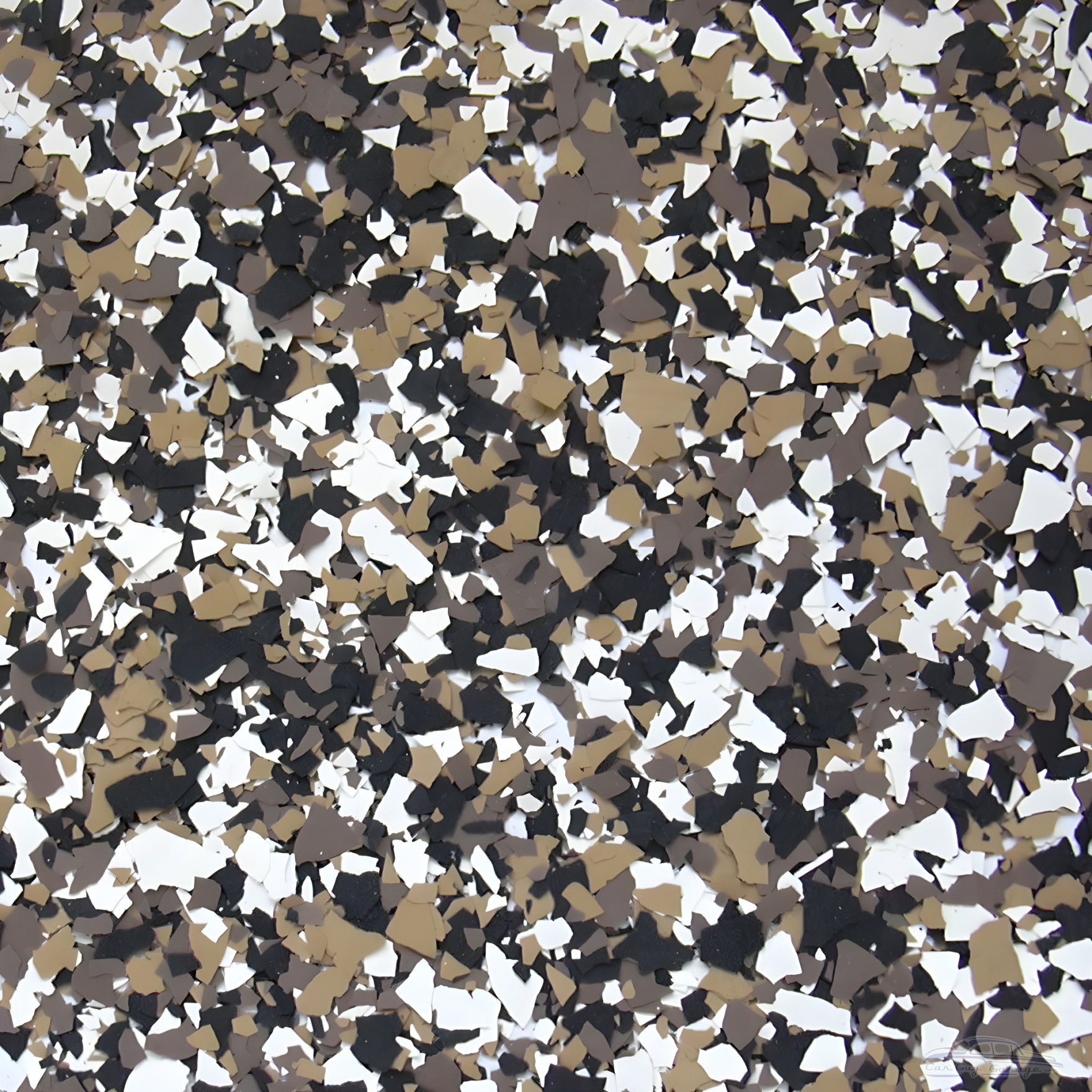 Epoxy Paint Chips - Dark Earth Tone Blend for Floors
